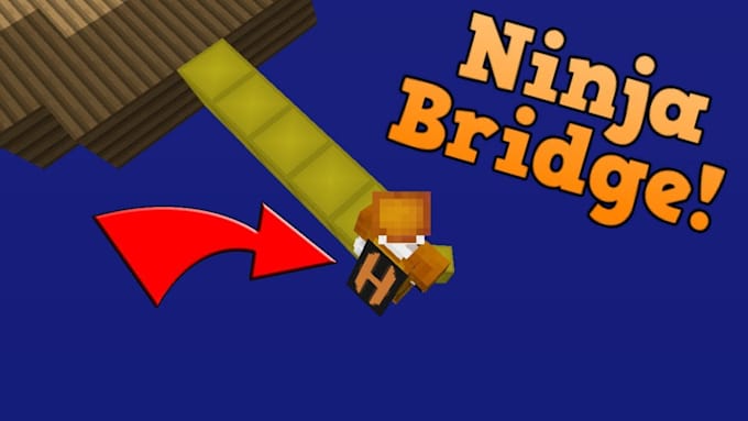 Teach you how to ninja bridge in minecraft will deliver instanly by ...
