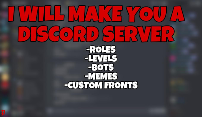 Make you a discord server closed by Prozer | Fiverr