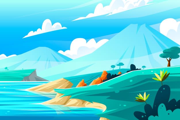 Express custom illustration landscape base on your photo by ...