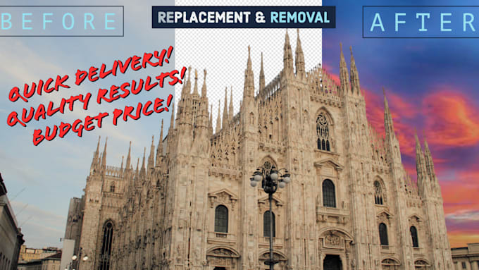 Do professional and realistic sky replacement by Techrho | Fiverr