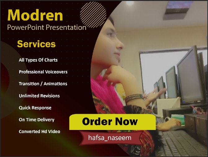 Make a business powerpoint presentation with voiceover by Hafsa_naseem | Fiverr