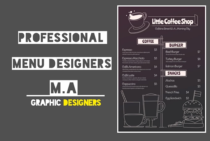 Create a beautifull restaurent menu design by Magraphics263 | Fiverr