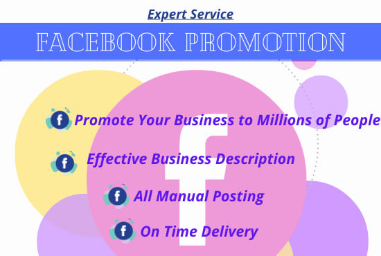 Do facebook promotion to reach your business in a highest ranking by ...
