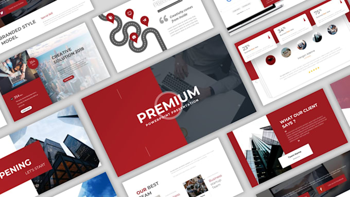 Design premium powerpoint presentation and pitch deck by Slidesolutions ...