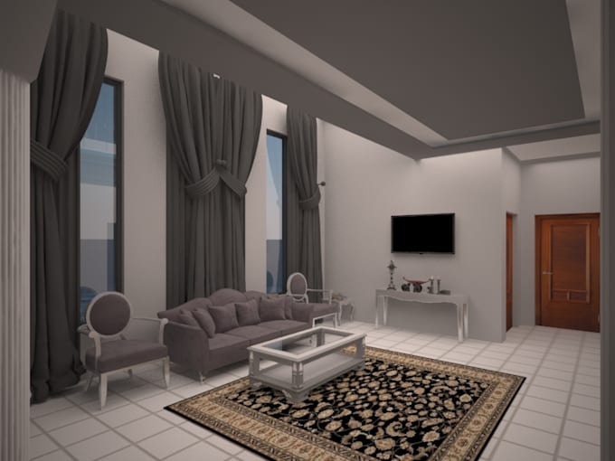 Design realistic 3d interior and rendering in 3ds max by Ahmad_jalal ...
