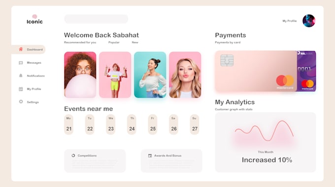Create amazing ui ux designs for your web and mobile apps by Isabahat ...