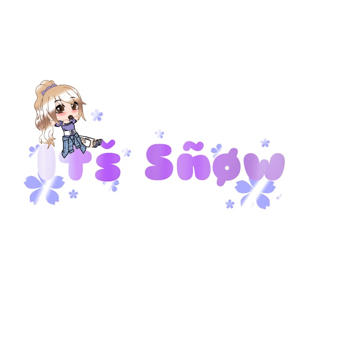 Make you a watermark for your gacha yt channel by Itssnowyt | Fiverr