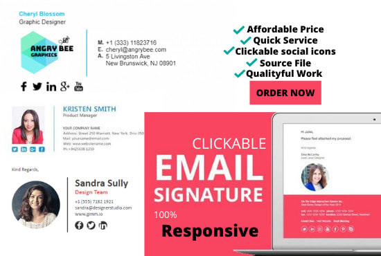 Do a html clickable email signature by Hamzza_ | Fiverr Do a html clickable email signature by Hamzza_ | Fiverr