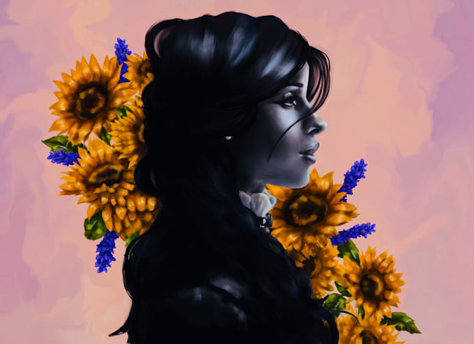 Paint you an amazing realistic profile picture by Jess_hortonart | Fiverr