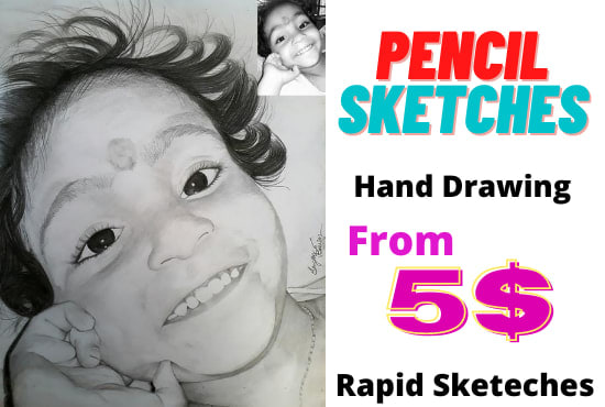 Draw a realistic pencil sketch portrait from your image by Blings729 ...