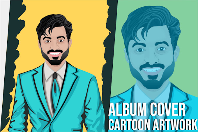 Draw your cartoon album cover or single cover art by Nasirahmed0 | Fiverr