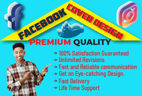 Create premium quality facebook cover and social media post design by ...