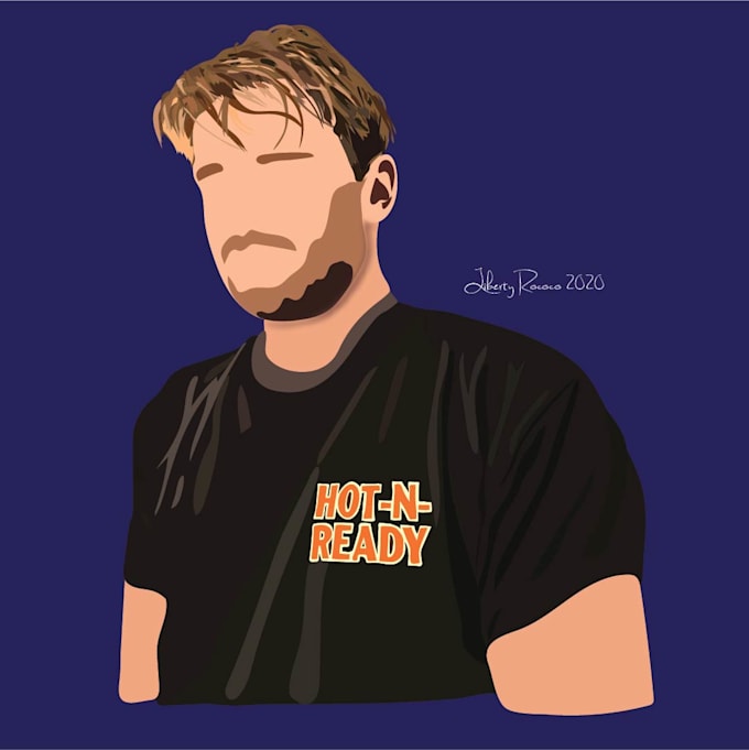 Minimalist faceless vector portraits by Libertyrococo | Fiverr