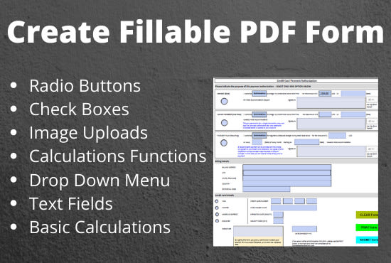 Create fillable pdf form by Superbcontent11 | Fiverr