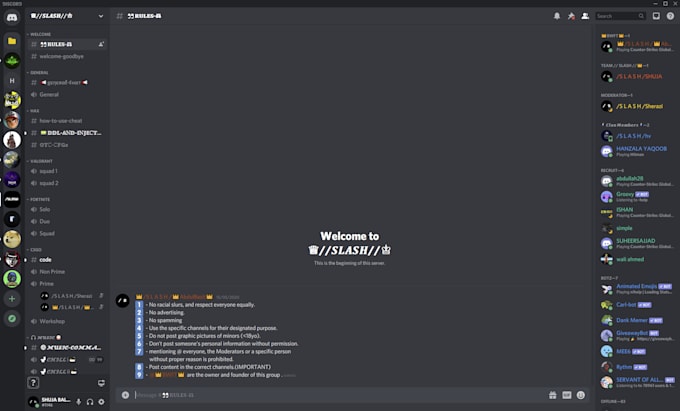Make you a very cool discord server by Devil90068 | Fiverr