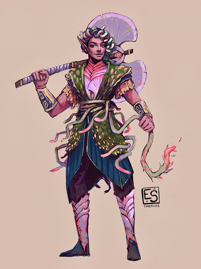 Create a full body character design by Threyelles | Fiverr