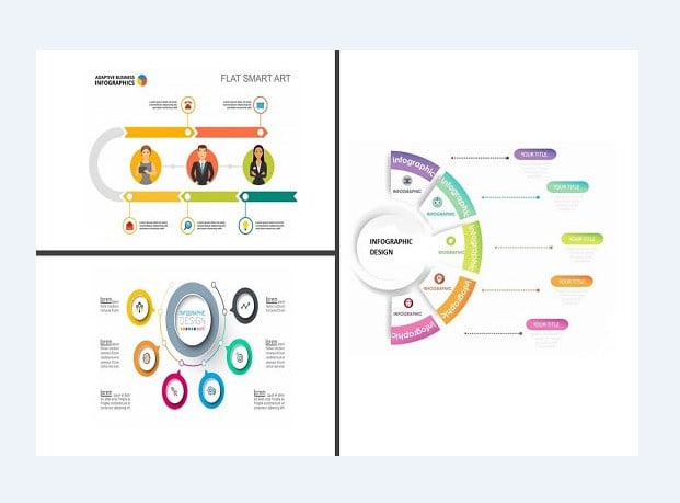 Design professional infographic flow process pie chart by Razajafri1214 ...