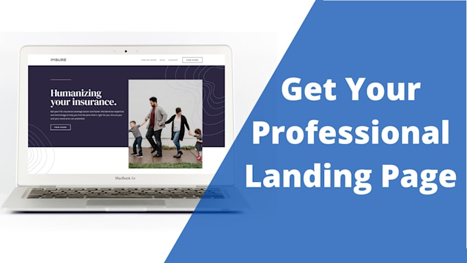 Create your web landing page using html, css, javascript by ...