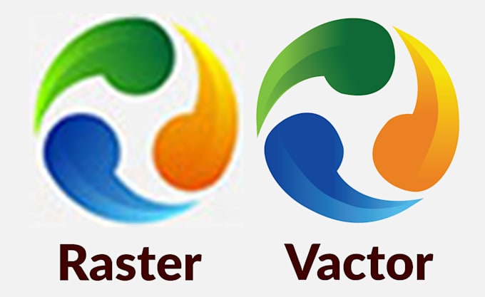 Manually vector your logo, raster image into illustration by ...