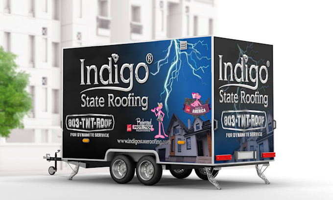 Do eye catching unique wrap design for your trailer by Vehiclewrap1 ...