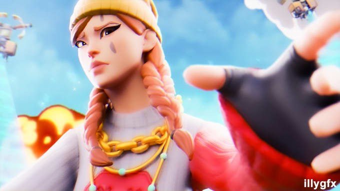 Make you an eye catching 3d fortnite thumbnail by Illyydesigns Fiverr