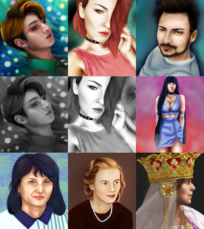 Make a realistic digital draw by Lori_art | Fiverr