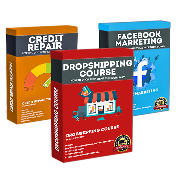 Design an 3d software box or digital box mockup by Jasonwyattpro | Fiverr