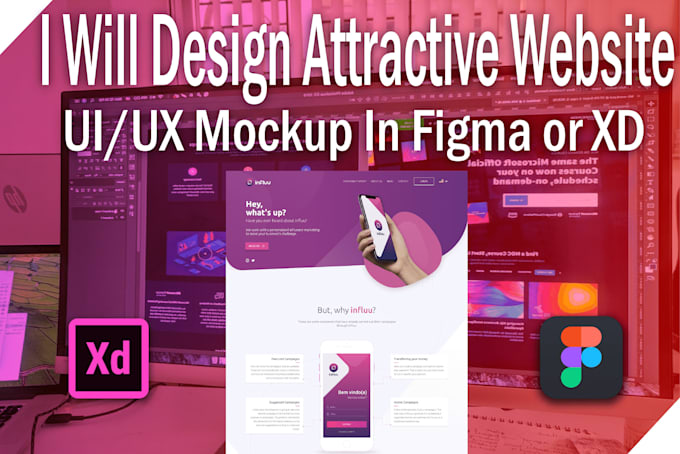 Design pro website ui ux mockup in figma or xd by Nahidur_arnav | Fiverr