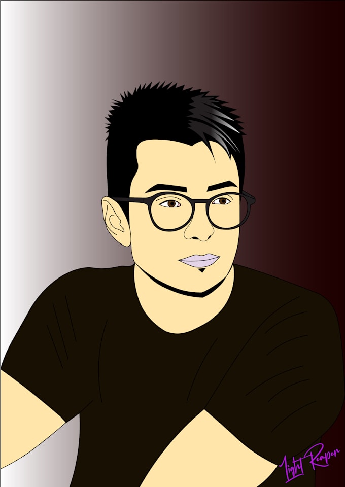 Transform your photo into a cartoon portrait by Lightreaper01 | Fiverr