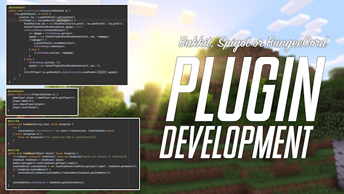 Develop your minecraft plugin by Verdreht | Fiverr