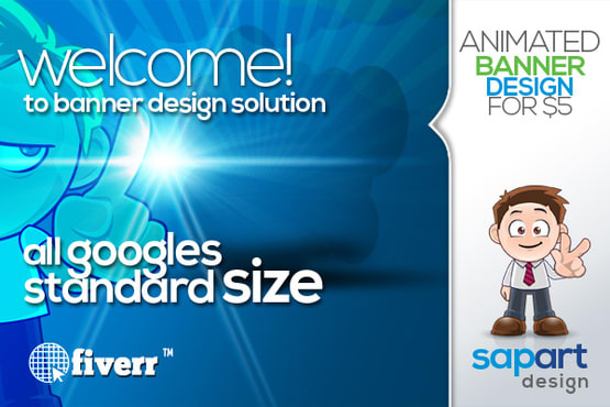 Create animated banner design by Sapart | Fiverr