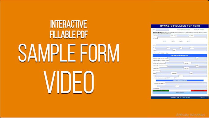 Create fillable pdf form by Sarfraz_khan594 | Fiverr