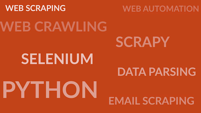 Do web scraping and crawling in python by Graphicsincbd | Fiverr