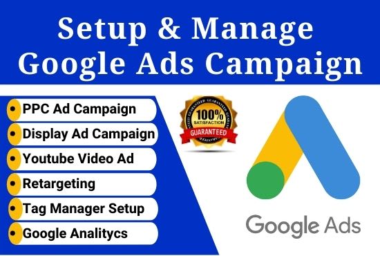 Setup, optimize and manage google ads campaigns by Nur_azma | Fiverr
