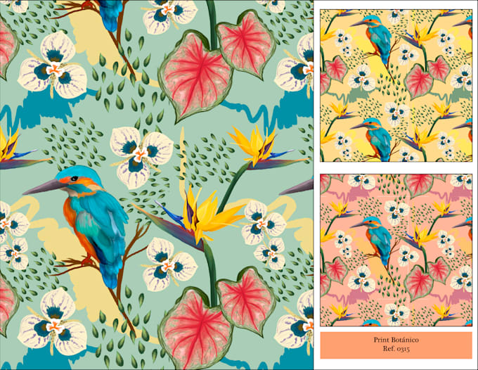 Illustrated amazing pattern design by Lucky_090 | Fiverr