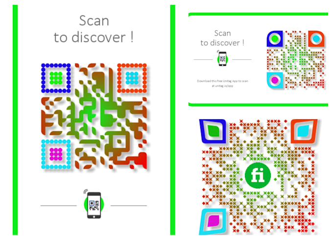 Create custom qr code logo qr code picture qr code in different colors ...