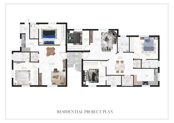 Design 2d floor plan by Mayuri_wadkar | Fiverr