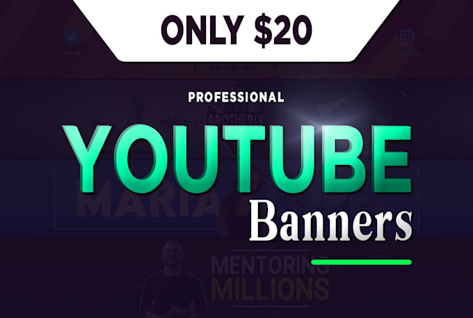 Design a professional custom youtube banner in 24 hours by Jimmyjohnyd ...