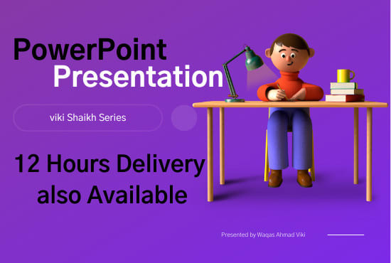 Create your professional powerpoint persentation in 24 hours by Viki ...