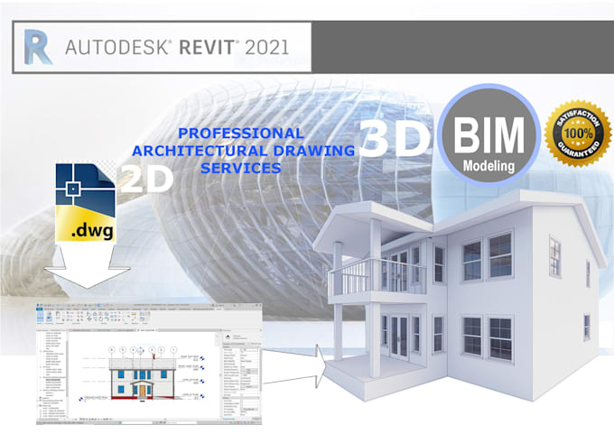 Draw your architectural plan in bim revit 3d model by Ar_belal | Fiverr