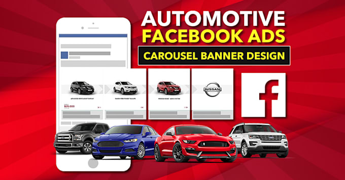 Design super car dealership facebook carousel ad banners by Fsilva1975 ...