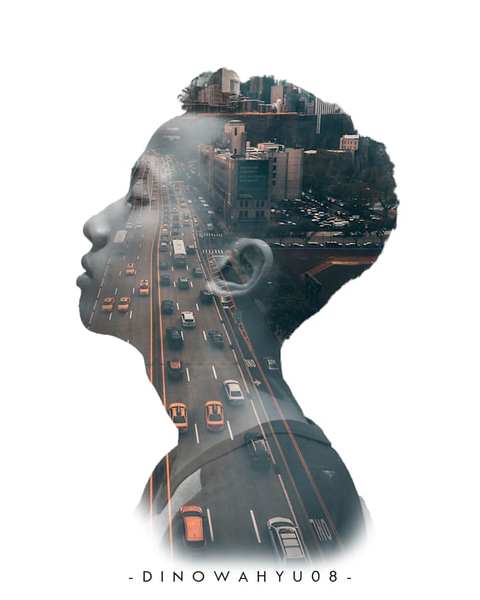 Creat double exposure design for your picture by Dinowahyu08 | Fiverr