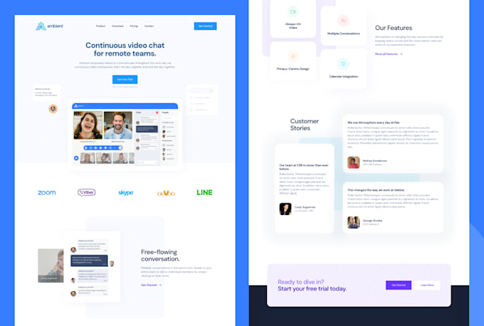 Design minimalist desktop ui ux by Nimrah_butt | Fiverr