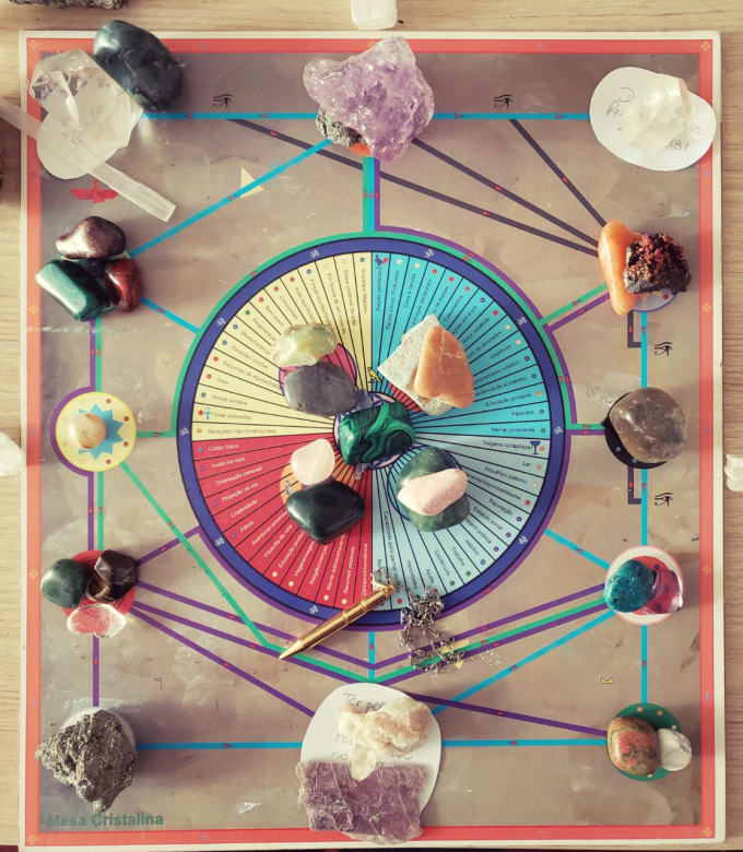 Clean your energy and open paths with crystal psionic table by Madam_p ...