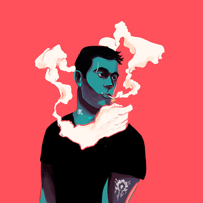 Draw a edgy pin up semirealistic comic caricature by Dankiart | Fiverr