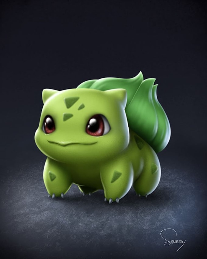 Create digital artwork of pokemon by Joeroganmedia | Fiverr