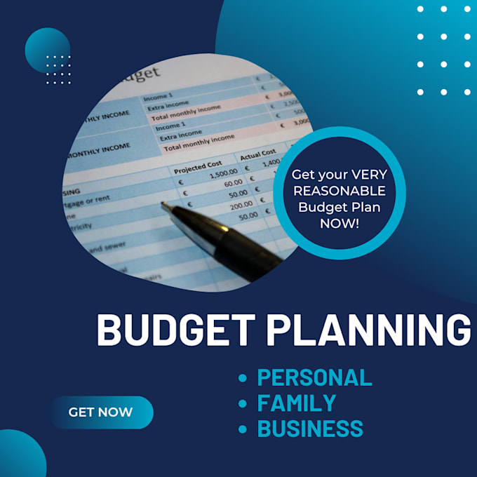 Create a customised personal budget plan for you by Nawal29 | Fiverr