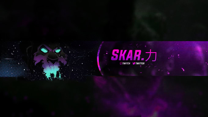 Design an ultimate gaming banner for youtube,twitch,twitter by Skar_art ...