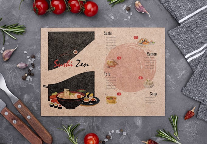 Design unique restaurant menu, food menu and menu flyers by ...