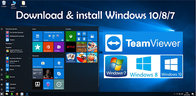 Dowload and install windows 10 8 7 on your computer by Hamzea | Fiverr